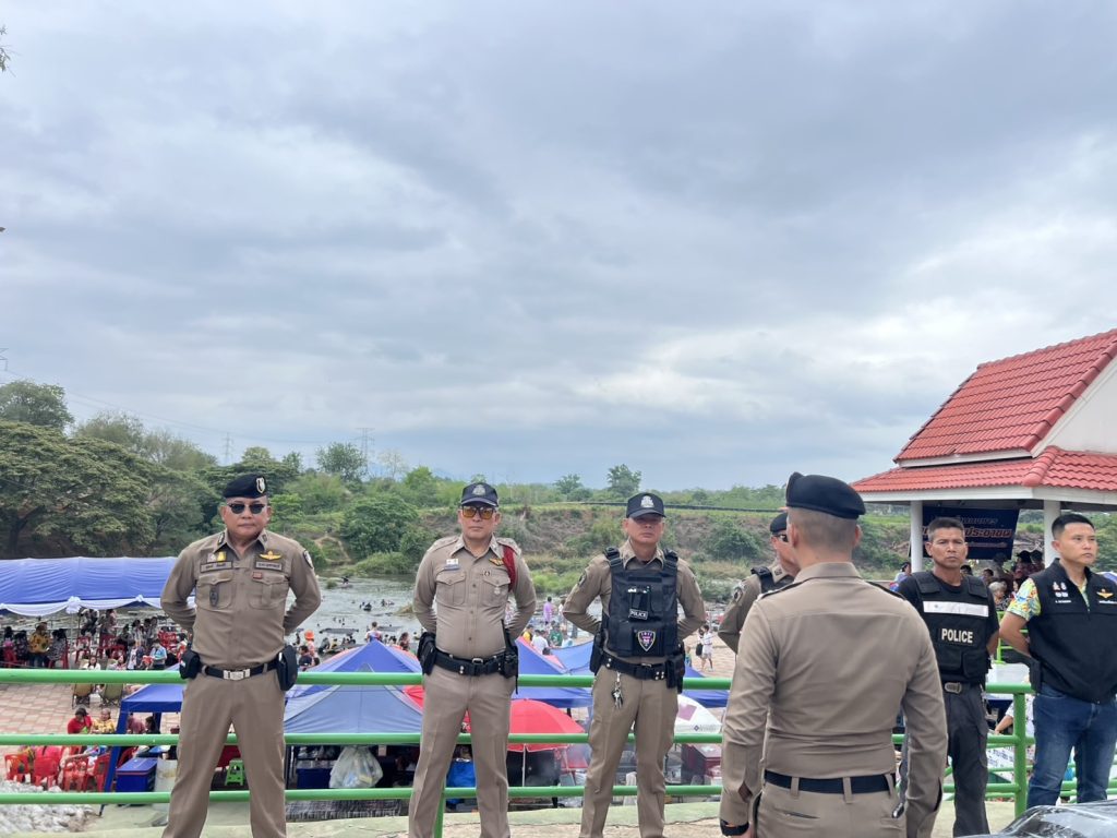 กษาความสงบเรียบร้อย งานสืบสานวัฒนธรรมสงกรานต์ 2568